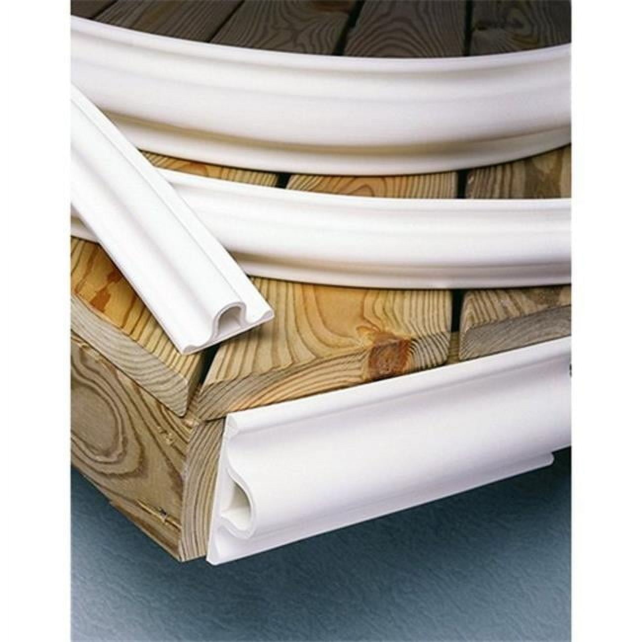 3.5 in. x 6 ft. Dock Gard Edpm Dock Edging, White - Walmart.com