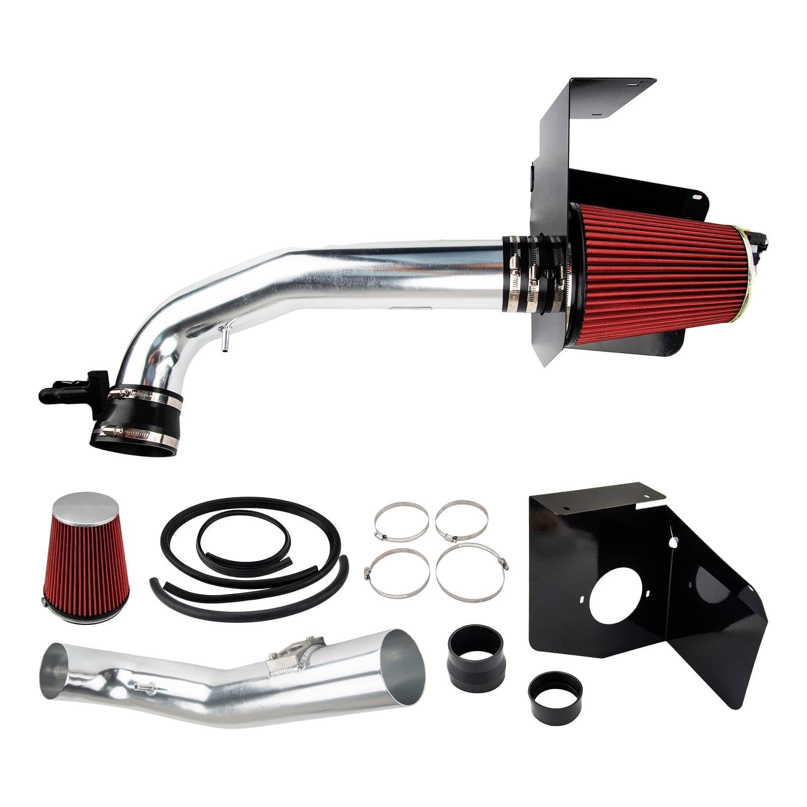 3.5 inch Cold Air Intake System Kit & Heat Shield Replacement for ...