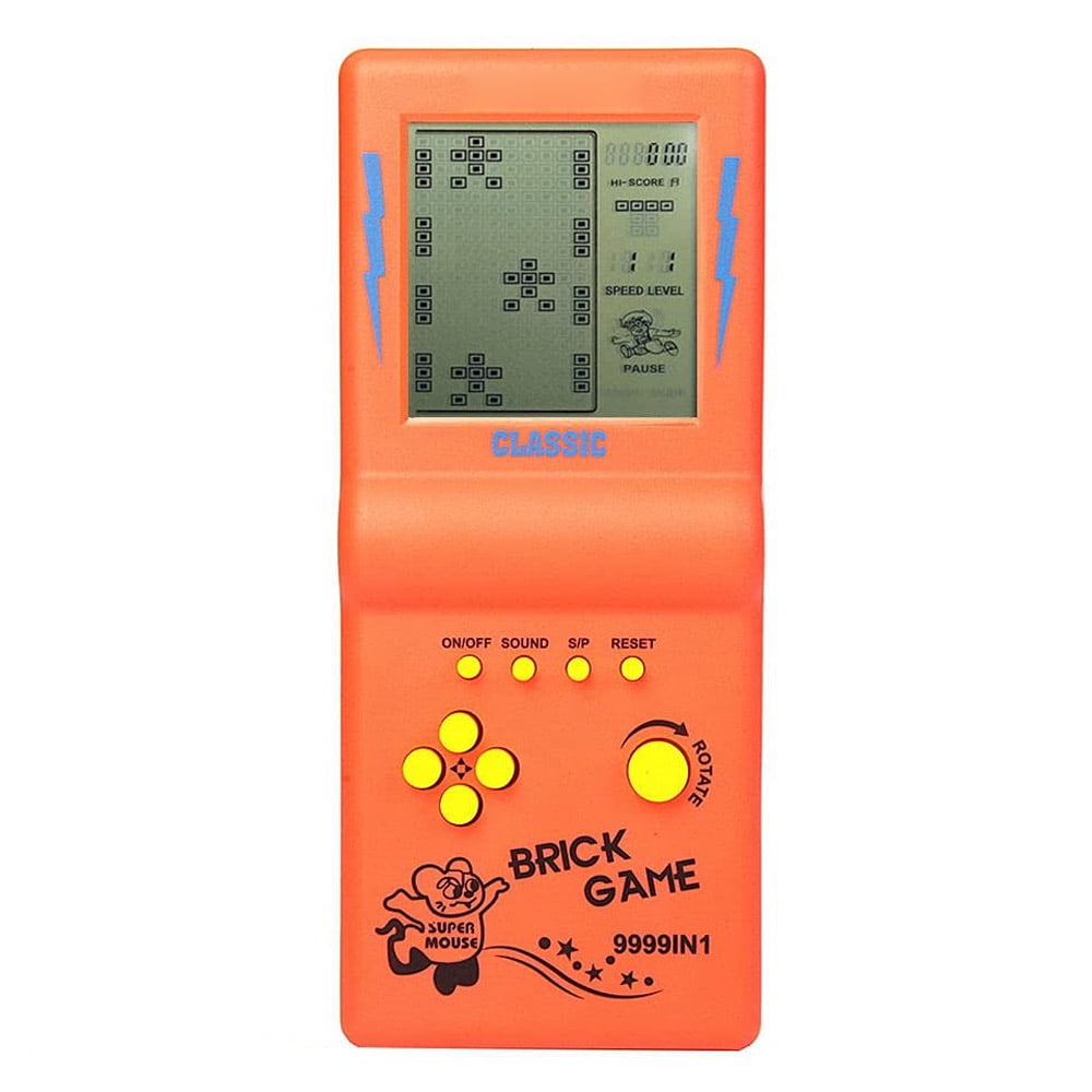 3.5-inch Screen Brick Game Console Building Block Game Classic Games ...