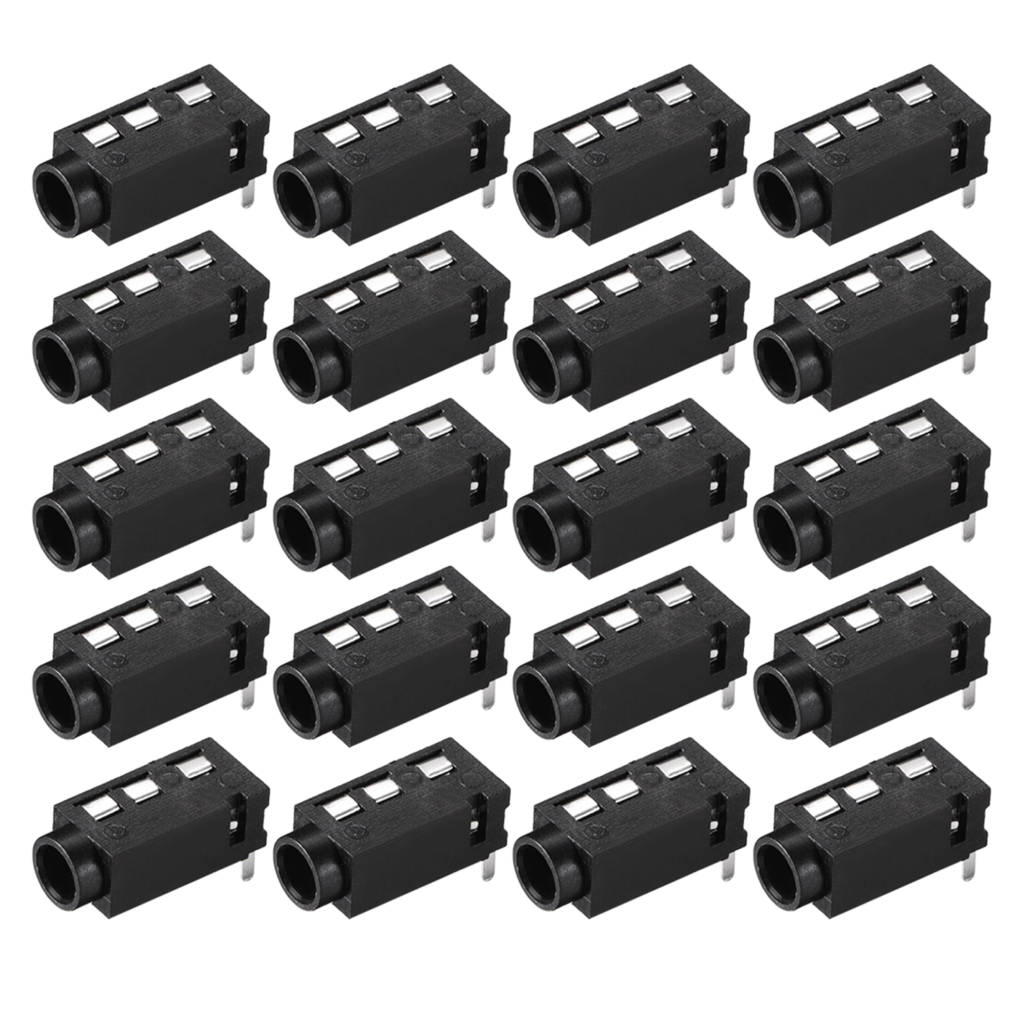 3.5 mm Audio Jack Connector PCB Mount Female Socket 4Pin PJ-320A 20pcs ...