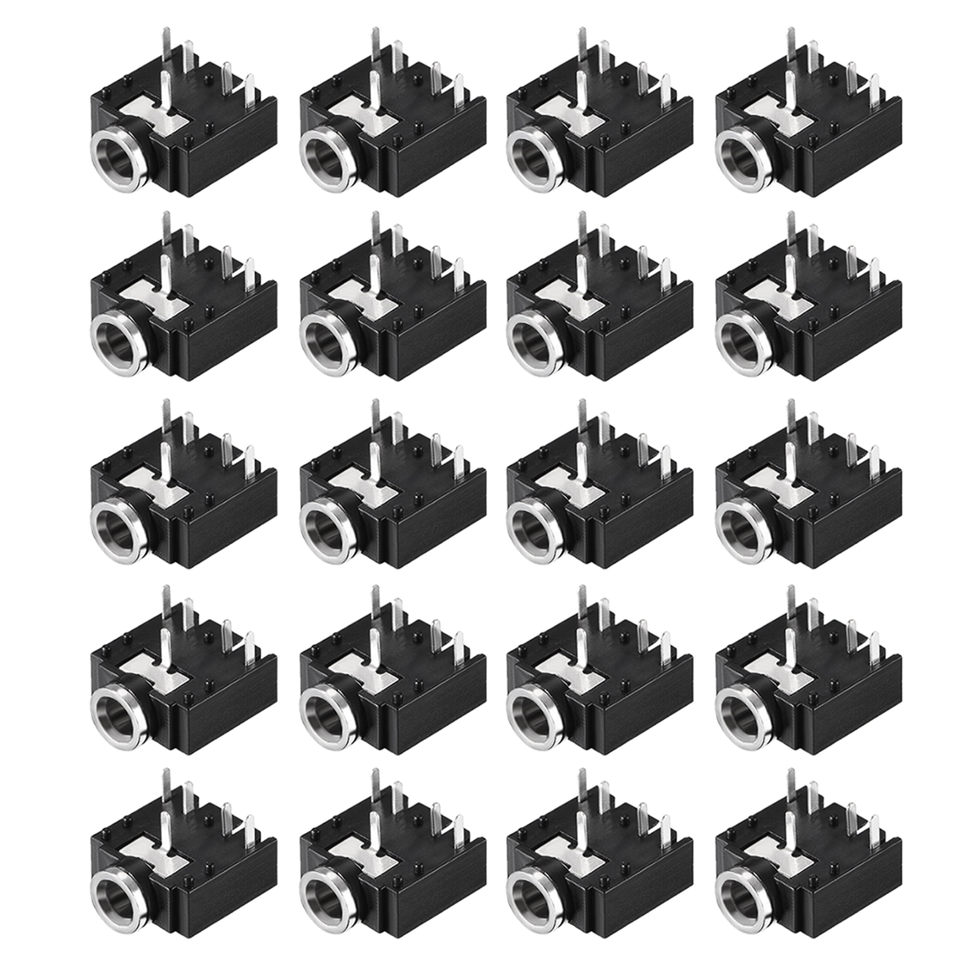 3.5 mm Audio Jack Connector PCB Mount Female Socket 5Pin PJ-307 20pcs ...