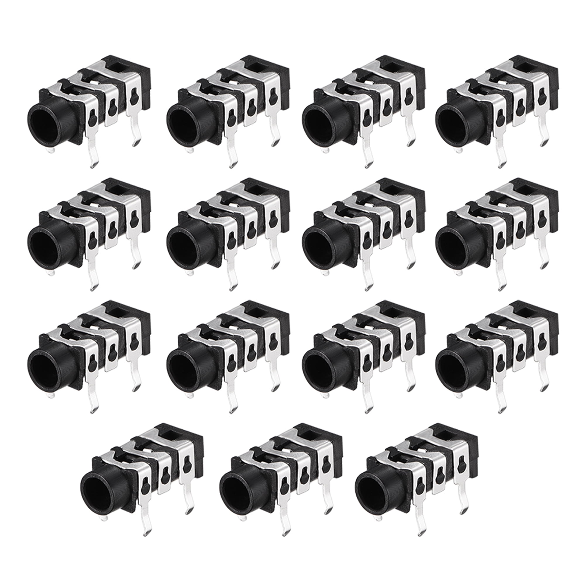 3.5 mm Audio Jack Connector PCB Mount Female Socket 5Pin PJ-313 15pcs ...