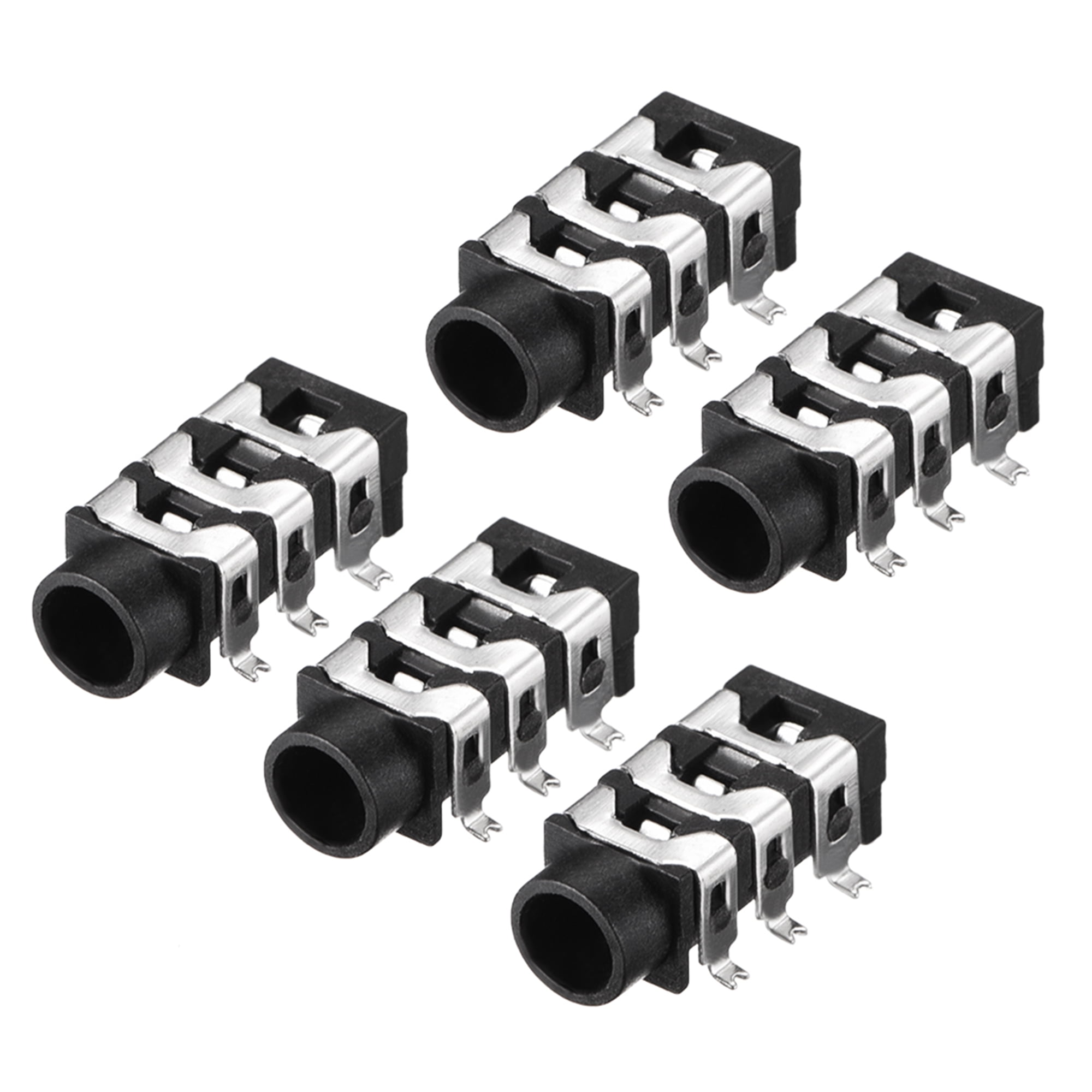 3.5 mm Audio Jack Connector PCB Mount Female Socket 6Pin PJ-313D 5pcs ...
