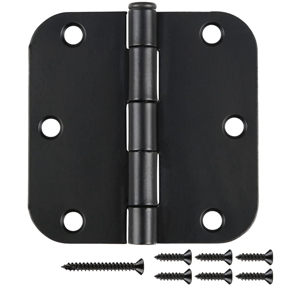 3.5 x 3.5 Inch Matte Black 30 Pack Door Hinges - Walmart.com