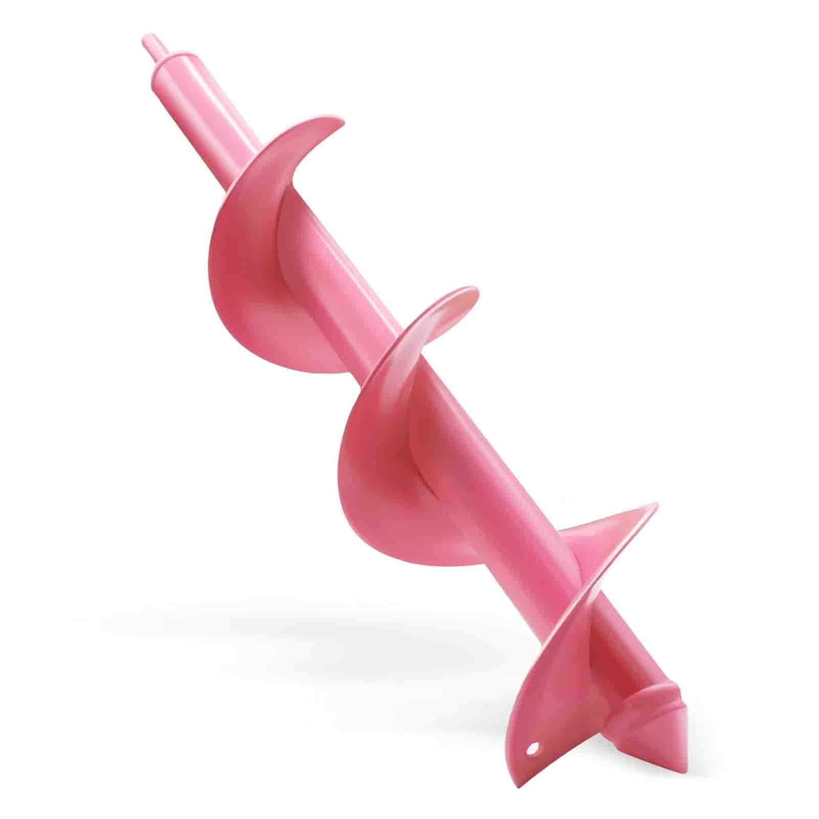 3.5" x16 Inch Pink Garden Auger Drill Bit for Planting- Perfect for ...