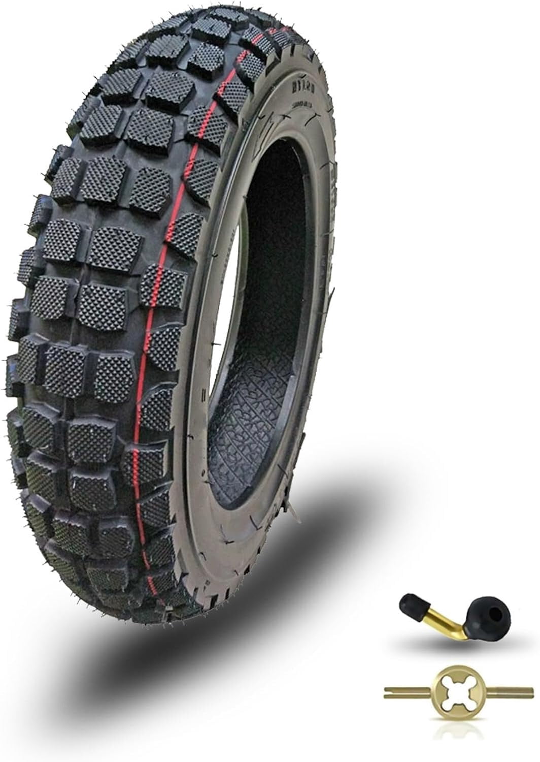3.50-10 Tubeless Tire for 10 Inch Electric Scooter, 6PR Reinforced ...