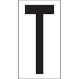 3.50 in. T Vinyl Warehouse Letter Labels - Black & White - Case of 50 ...