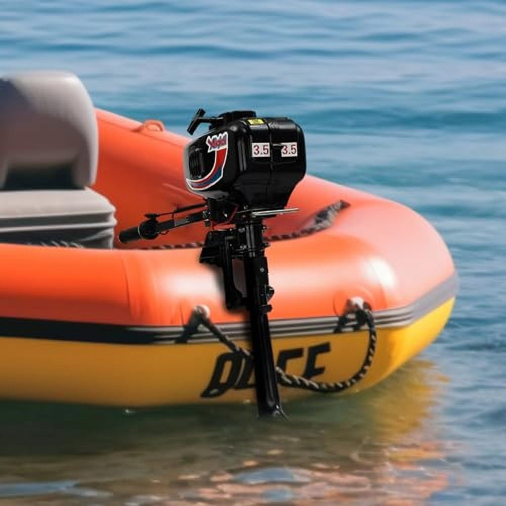 3.5HP 2-Stroke Outboard Motor Boat Engine, Heavy Duty Inflatable ...