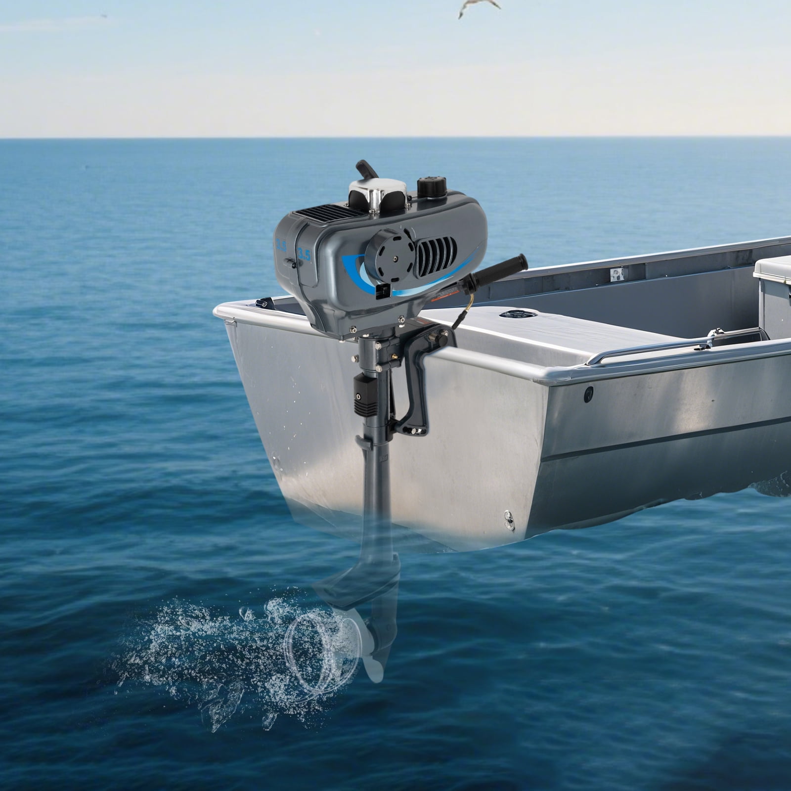 3.5HP 2-Stroke Outboard Motor – Lightweight, High-Power Engine for ...