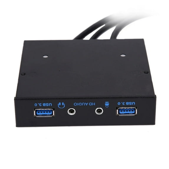 3.5Inch 20Pin to 2 USB 3.0 Port HUB + HD Audio PC Floppy Expansion ...