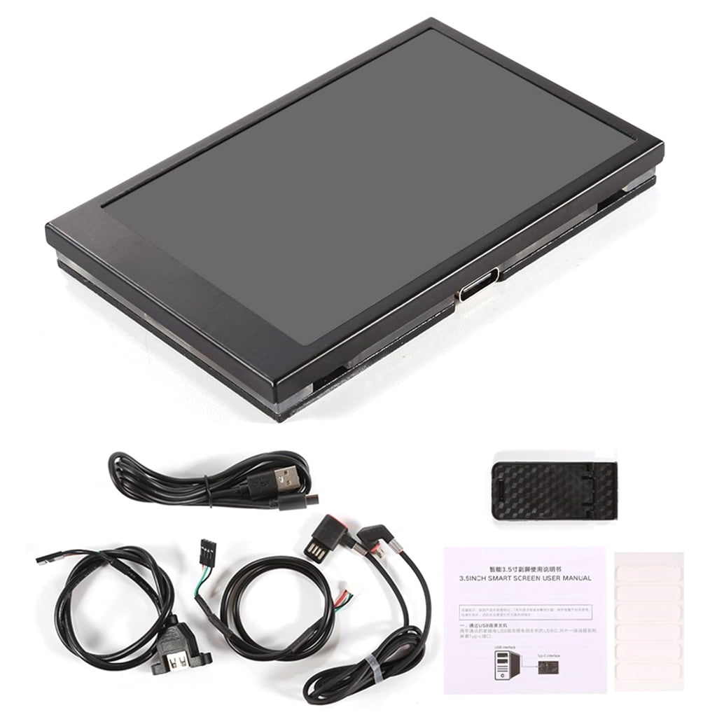 3.5Inch USB Screen UsbC Sub Screen AIDA64 Computer Data Temperature ...