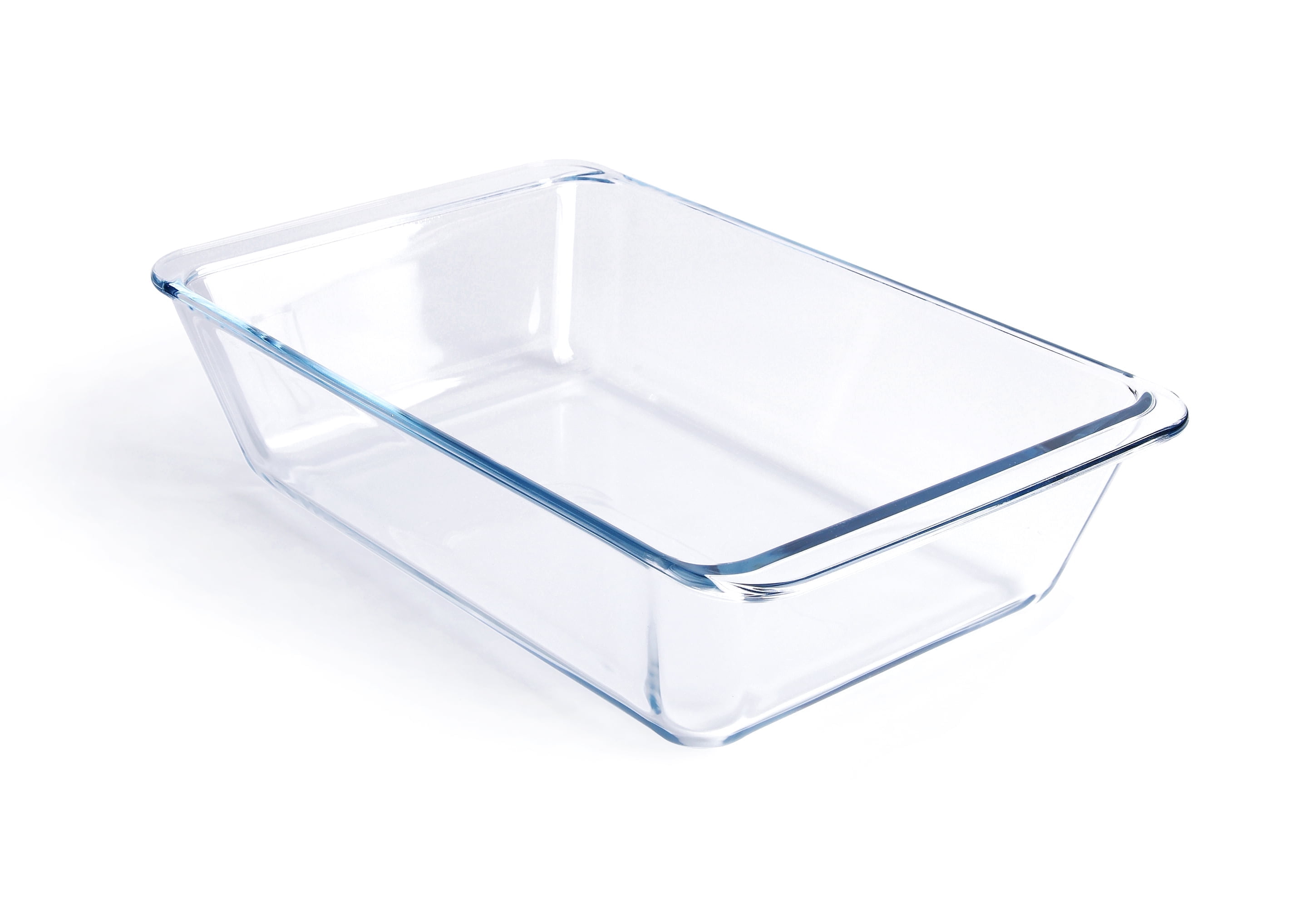 3.5L Deep Rectangular Tempered Glass Baking Dish - Walmart.com