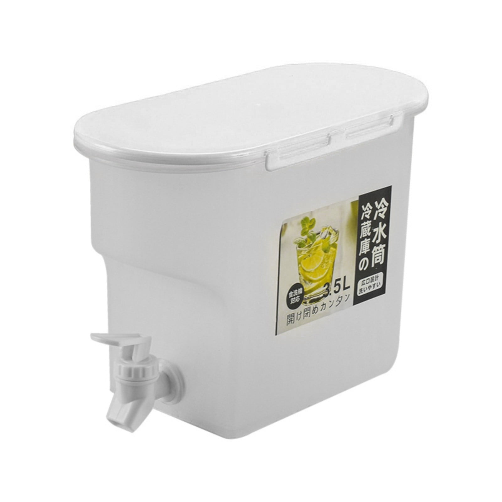 3.5L Home Plastic Beverage Dispenser, Plastic Water Jugs Fruit Teapot ...