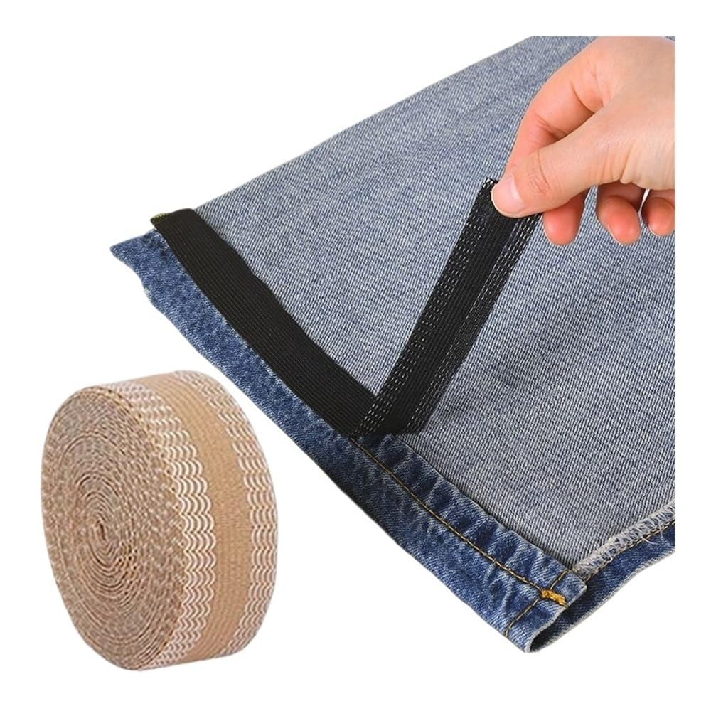 3/5M Self-Adhesive Pants Hem Iron-on Hem Pants Edge Shorten Tape Trousers Mouth Paste Fabric ...