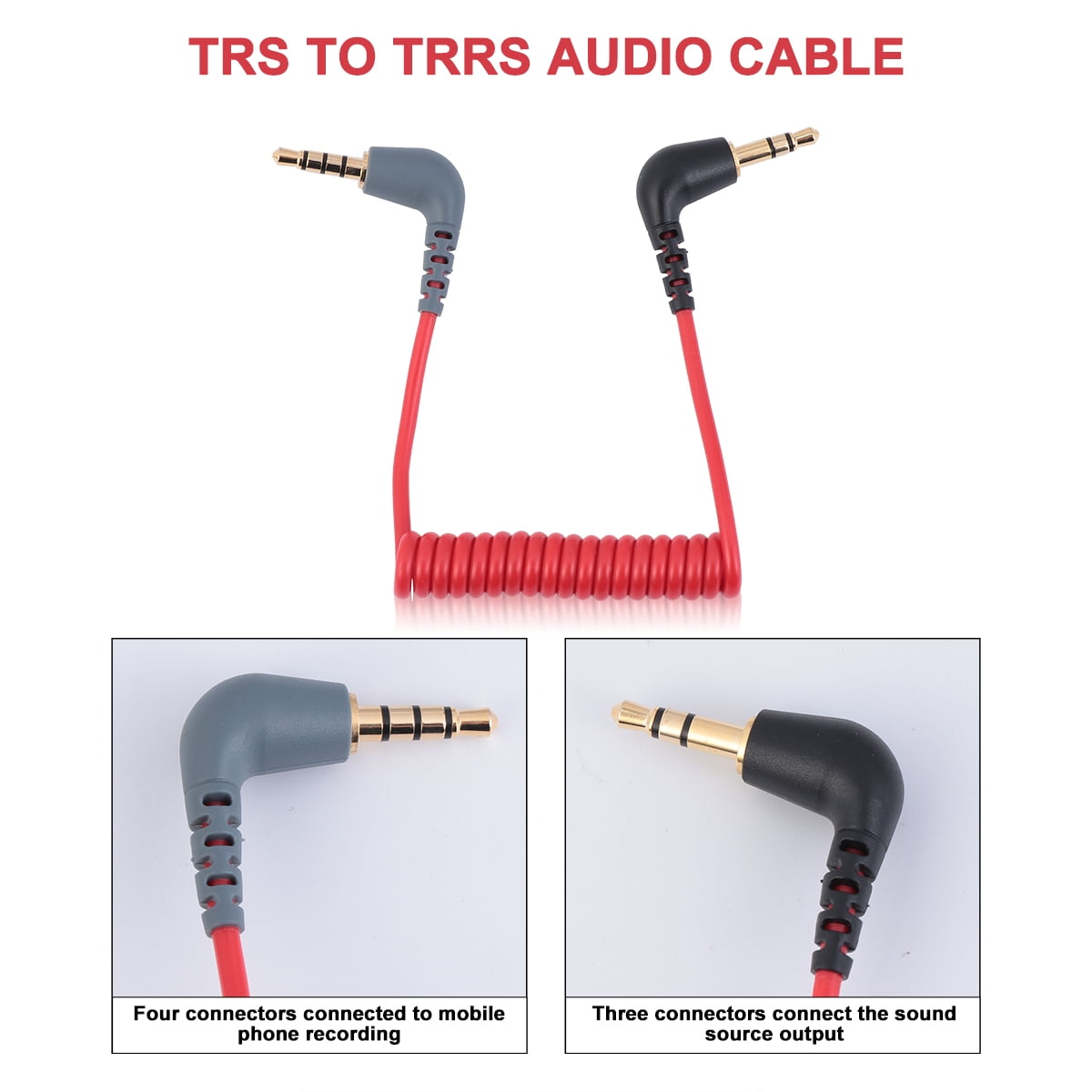 3.5MM Connection Cable Sound Signal Adapter Digital Cable for Outdoor ...