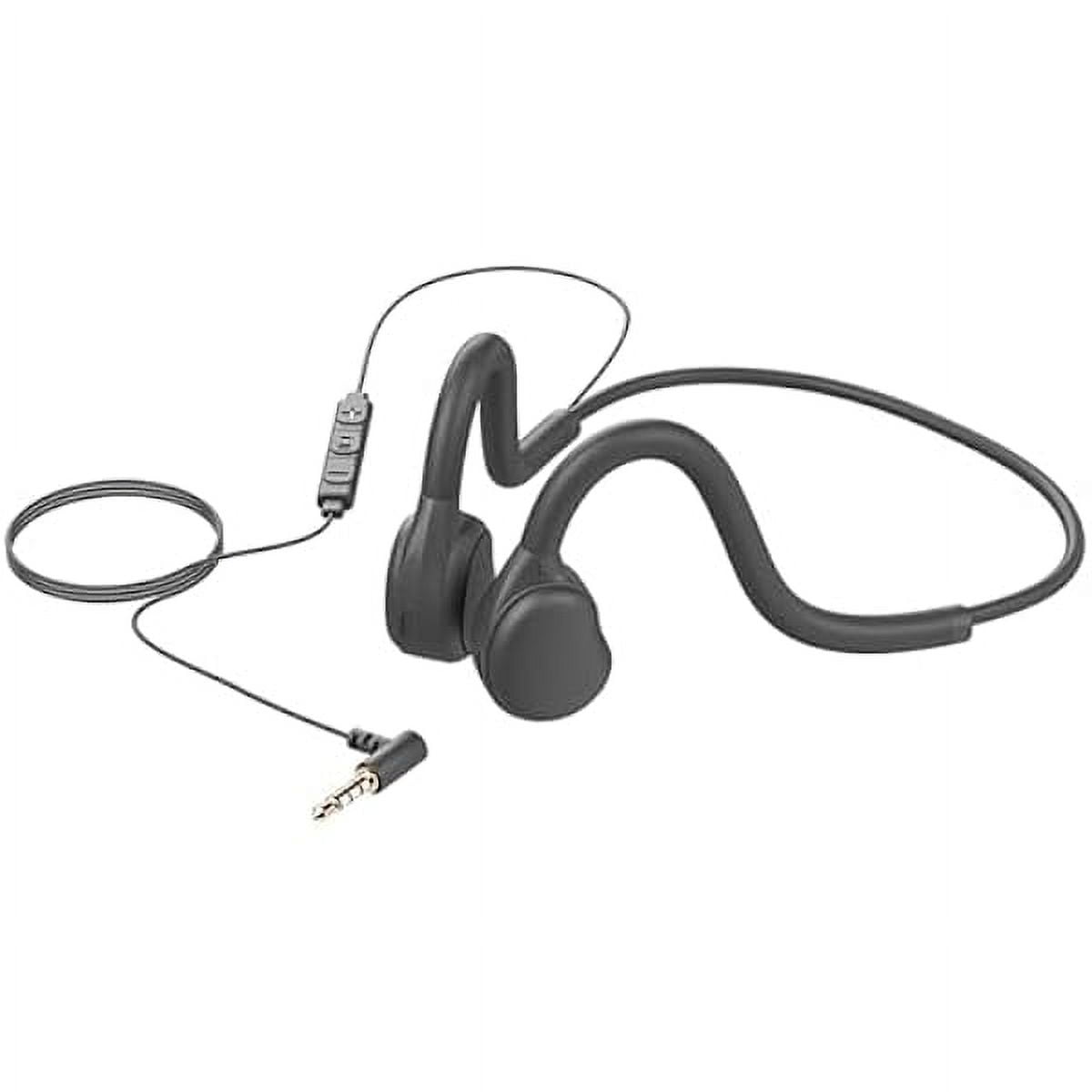 3.5MM Wired Headphones with Bone Conduction and Built-in Microphone ...