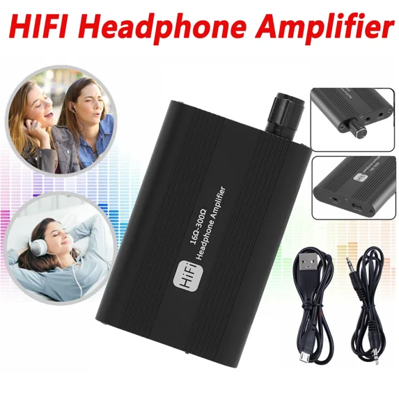 3.5Mm Audio Input Output Hifi Headphone Amplifier Portable Earphone Amp ...
