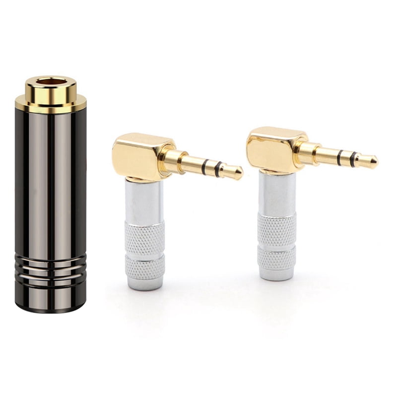3.5Mm L Shape Jack 90 Degree Angle Audio Audio Plug with Female Jack ...