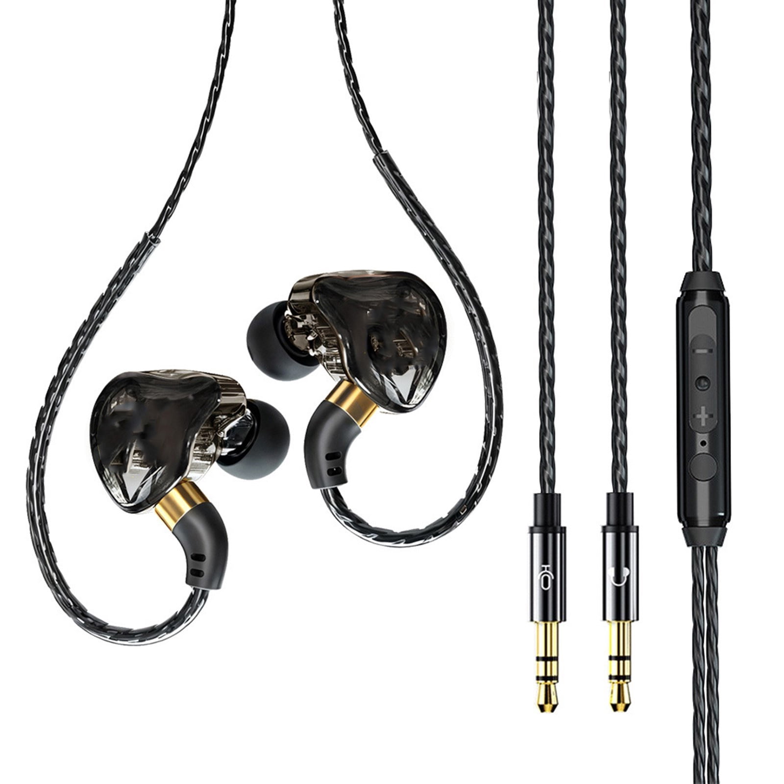 3.5Mm/Type C/USB Headphone for Desktop Laptop Corded Earbuds Computer ...