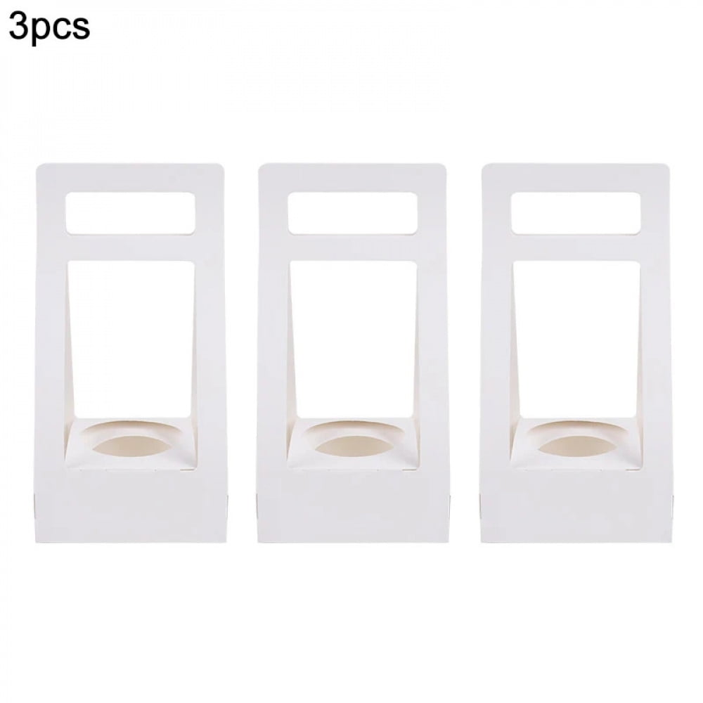 3/5Pcs Portable Flower Box Kraft Paper Rose Flower Bouquet Basket Home ...