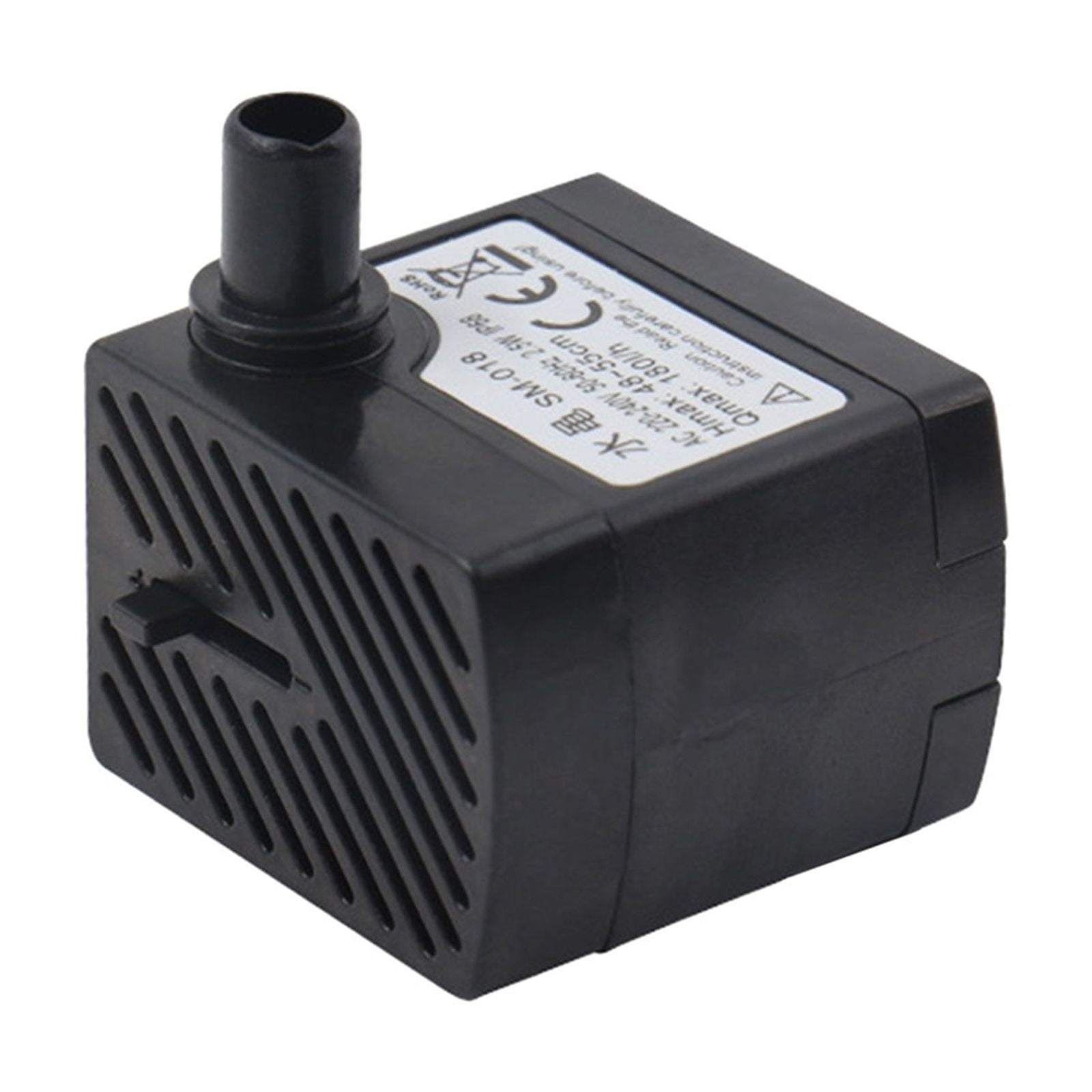 3/5W Solar Water Pump With 6 Nozzles Fountain Pump Hydroponics ...