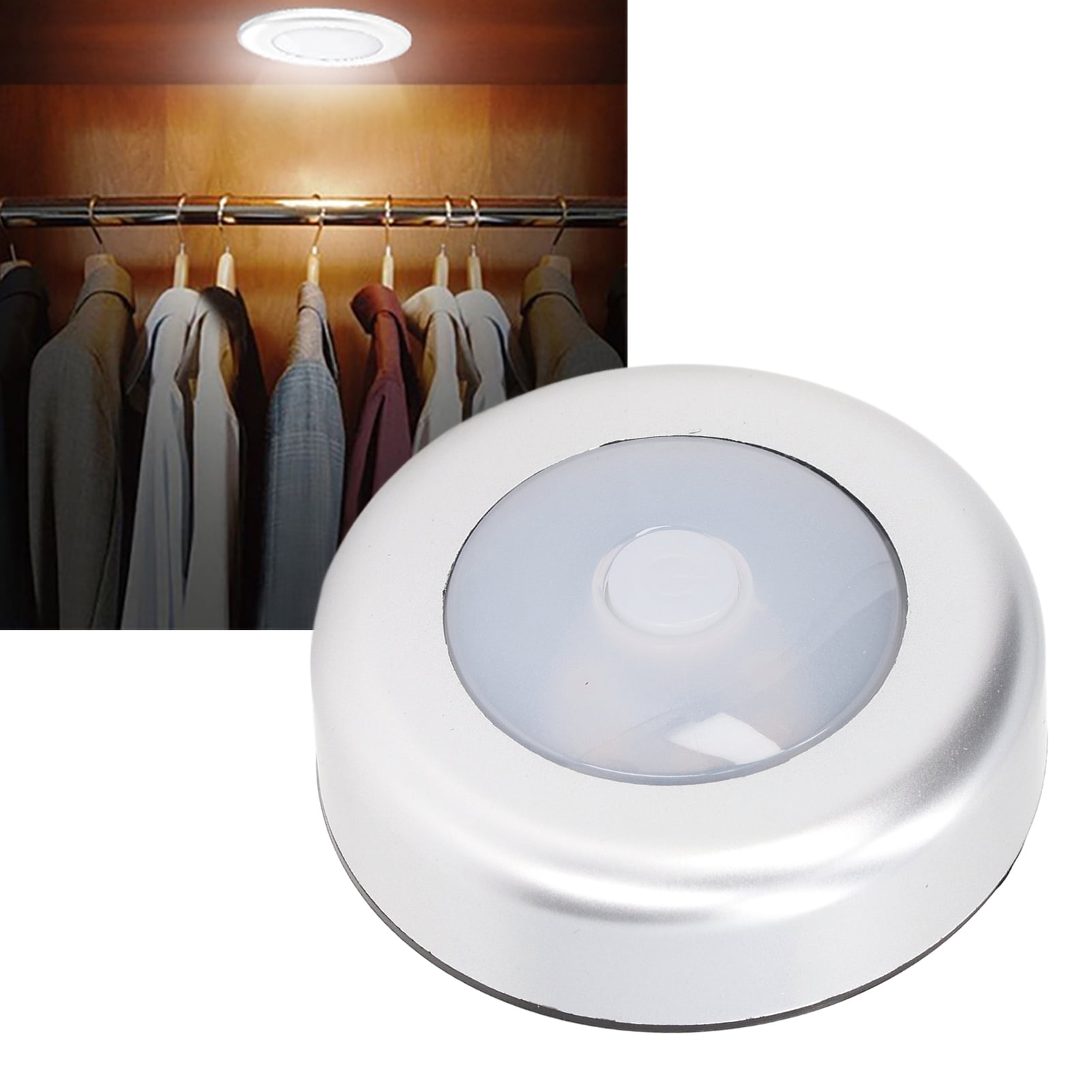 3.5W Tap Night Light, Stepless Dimming, 6LEDs Battery Powered Touch ...