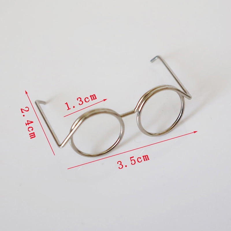 3.5cm Dollhouse Miniature Simulation Glasses Model DIY Kids Pretend ...