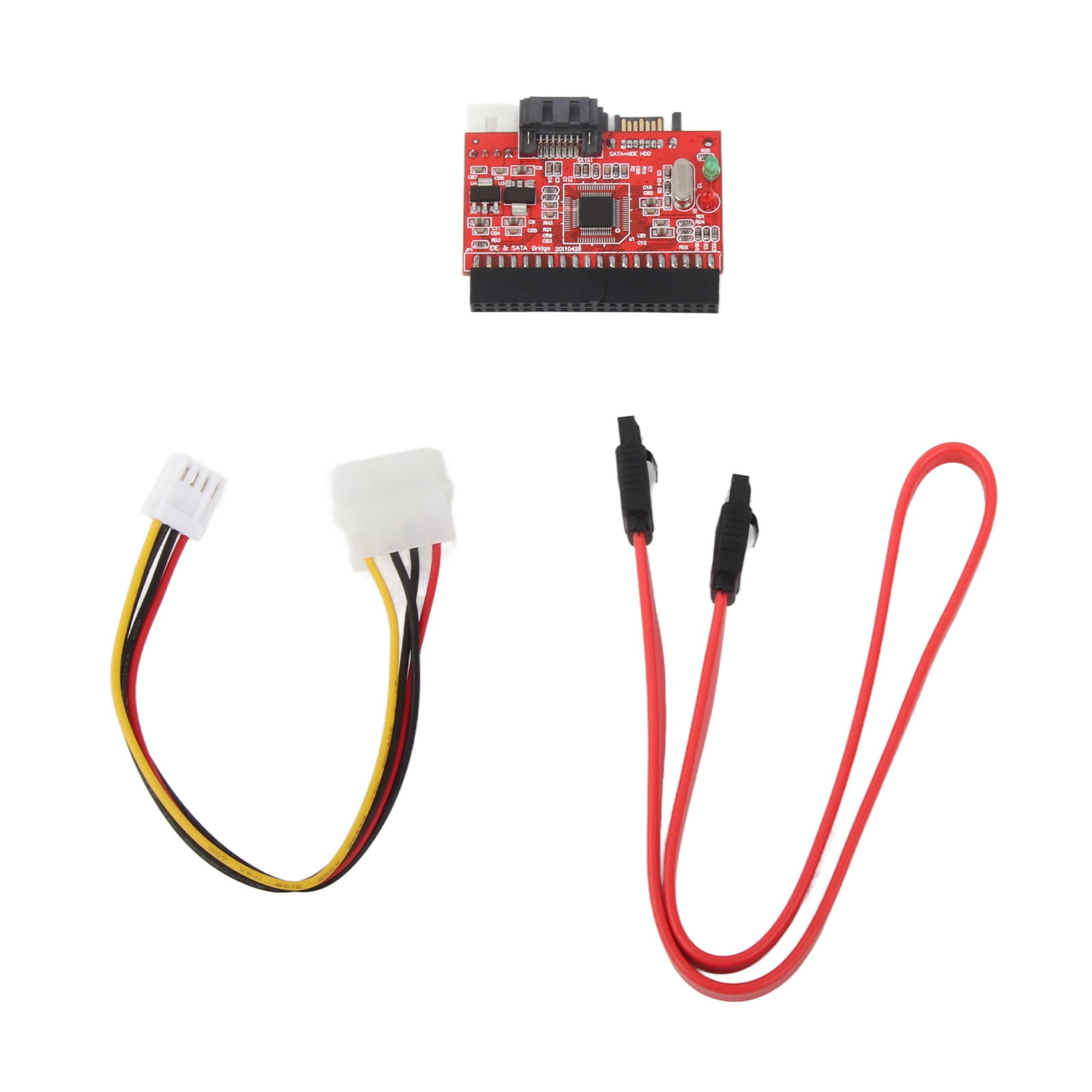 3.5in IDE to SATA Riser Card Bidirectional Conversion 1.5Gbps Support ...