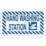 3.5inx2in Hand Washing Station Sticker Vinyl Sign Decal Business ...