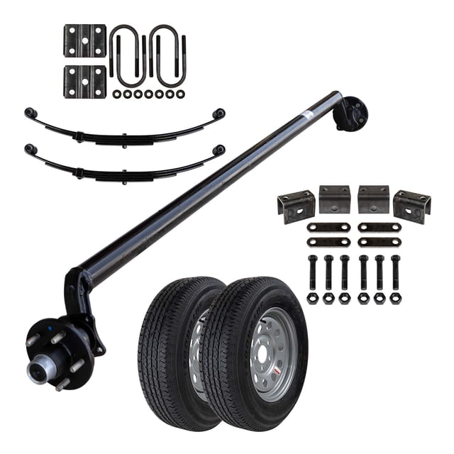 3.5k Light Duty Single Axle TK Trailer Kit - 3500 lb Capacity (Drop ...