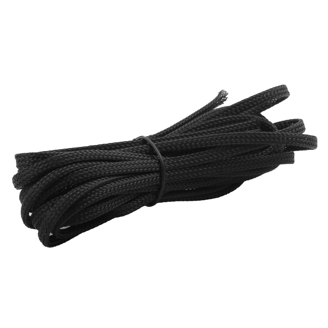 3.5m x 3mm Black Nylon Expandable Braided Sleeving Cord Cable Sheath ...
