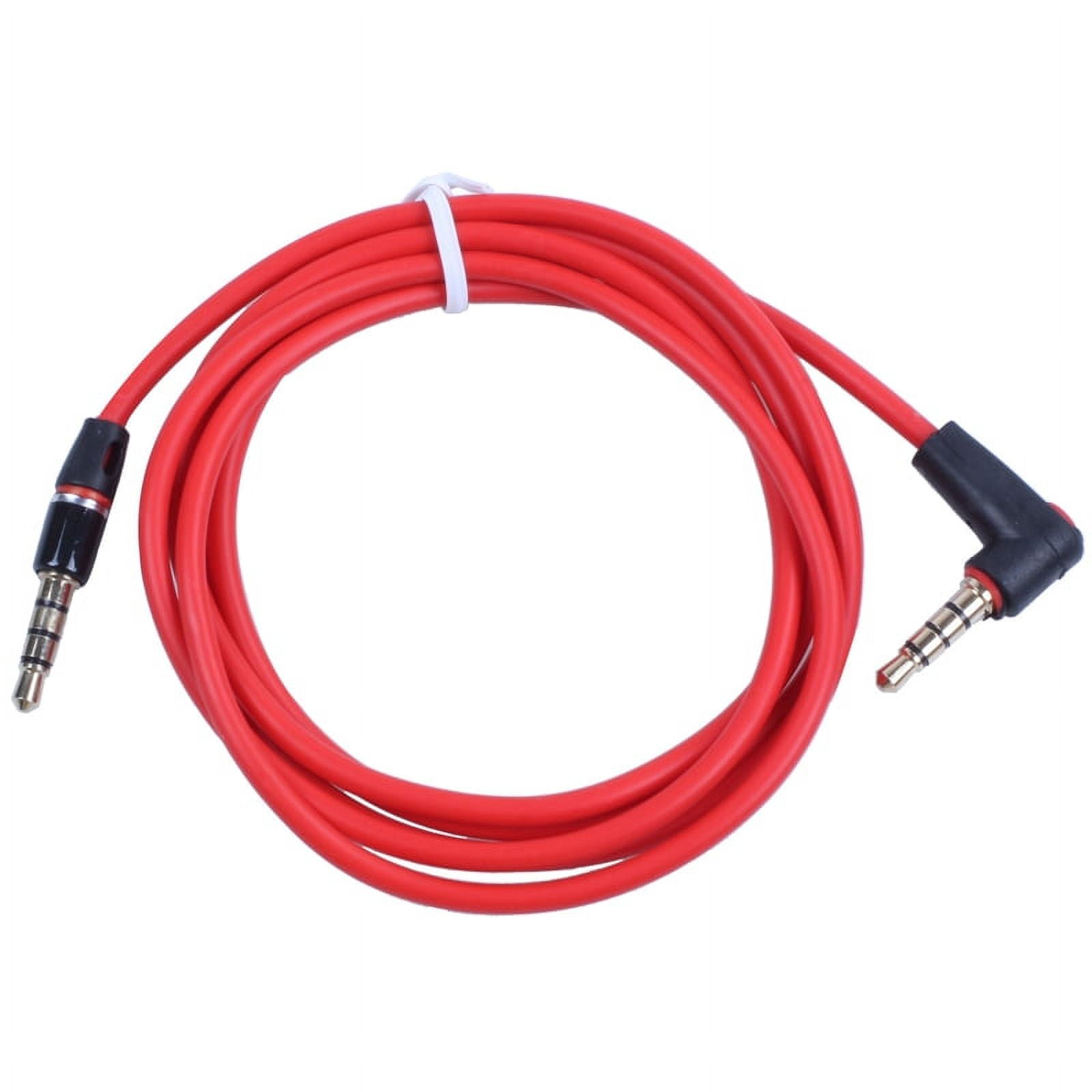 3.5mm 1/8 inch Male to 4 Pole Car AUX Audio Cord Cable Record Headphone ...