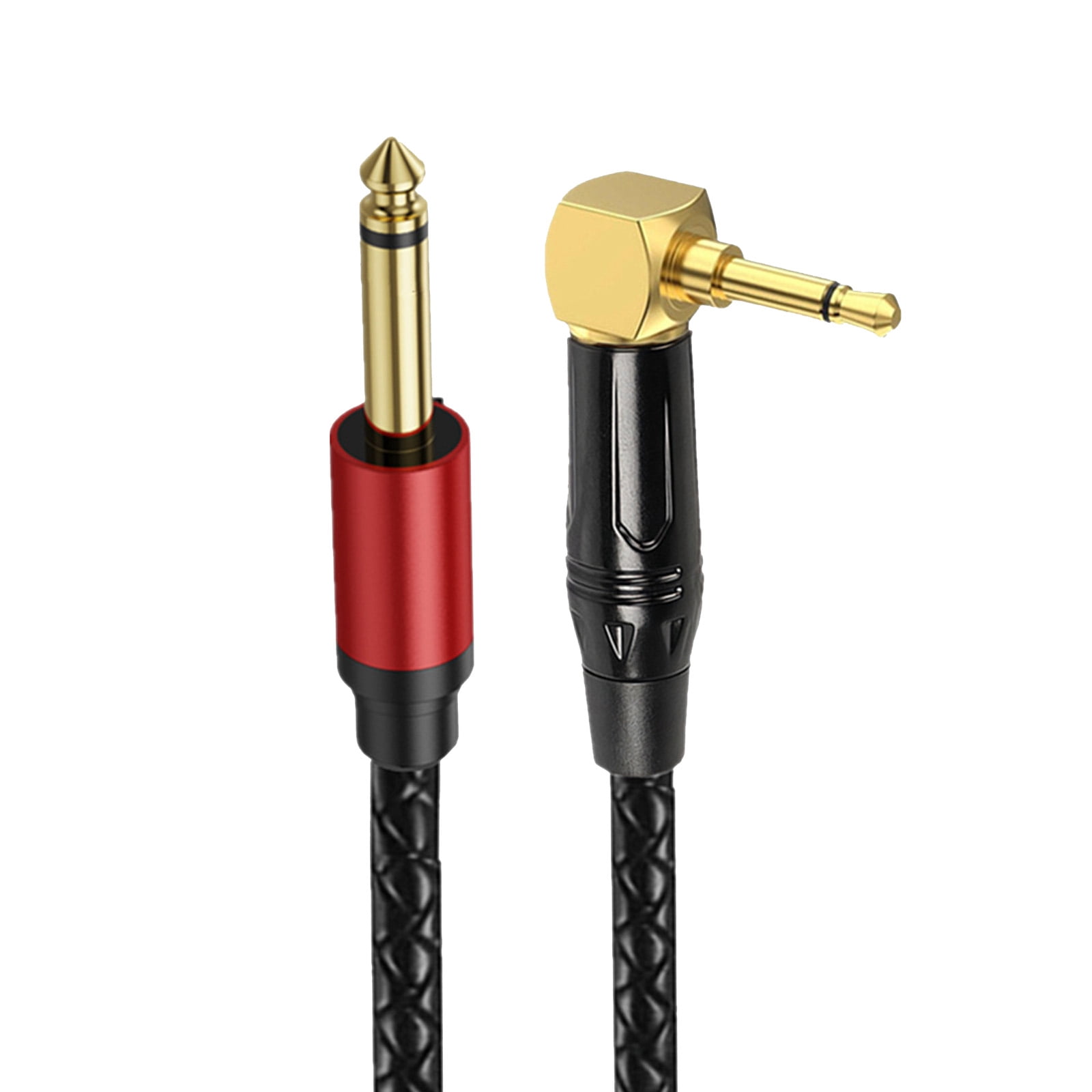 3.5mm (1/8inch) to 6.35mm (1/4inch) Headphone Adapter 90 Degree Right ...