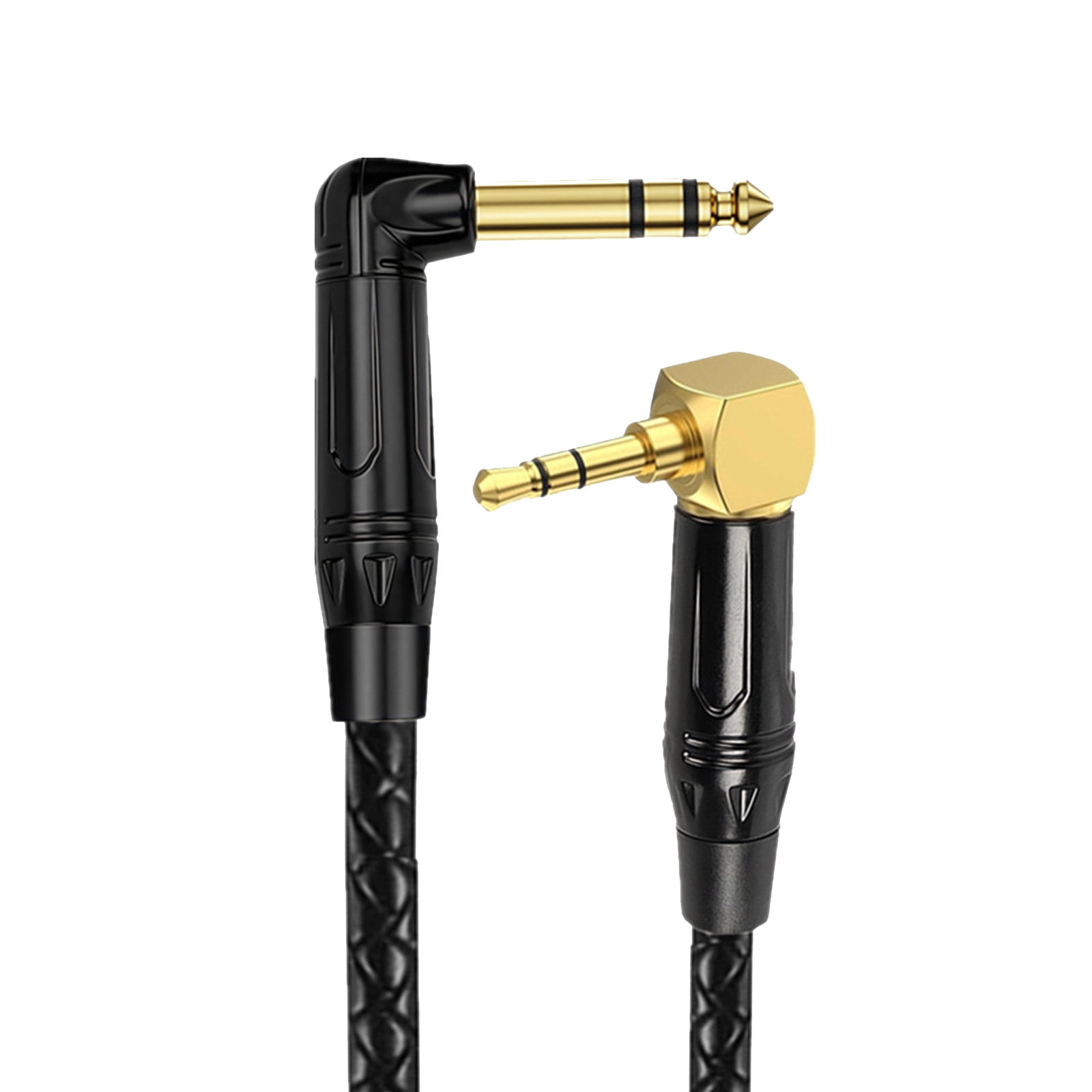 3.5mm (1/8inch) to 6.35mm (1/4inch) Headphone Adapter 90 Degree Right ...
