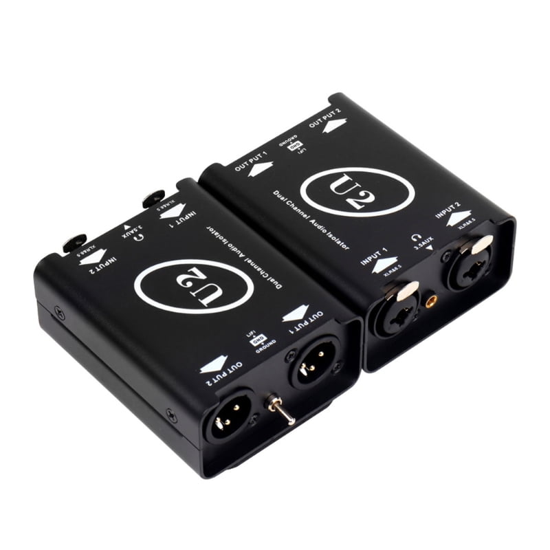 AOOOWER 3.5mm 2 Channel Noise Isolator Sound Elimination Ground Noise ...