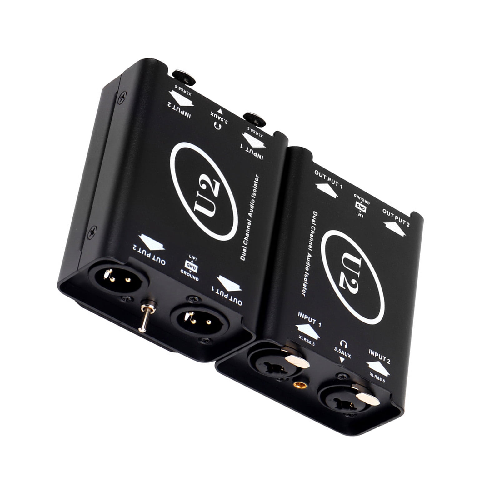 3.5mm 2 Channel Passive Elimination Box for Sound Equipment Ground ...