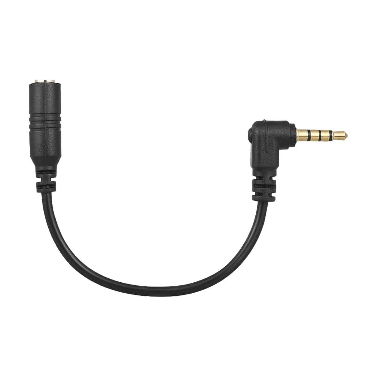 3.5mm 3 Pole TRS Female to 4 TRRS Male 90 Degree Right Angled ...