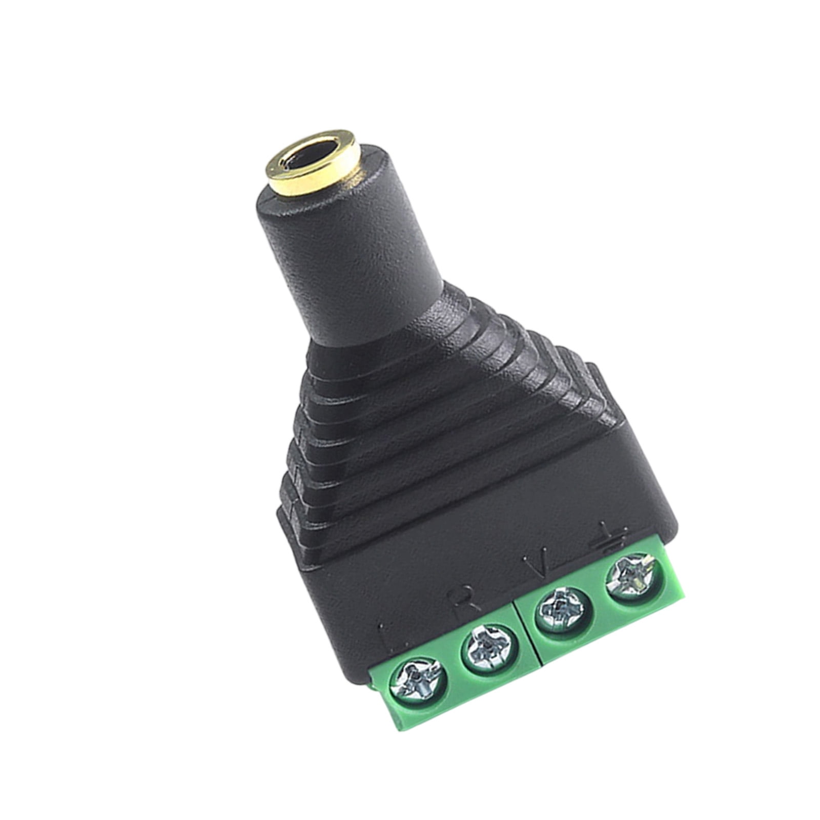 3.5mm 4 Pin Male/Female Connector Terminal 4Pin Earphone Adapter To ...