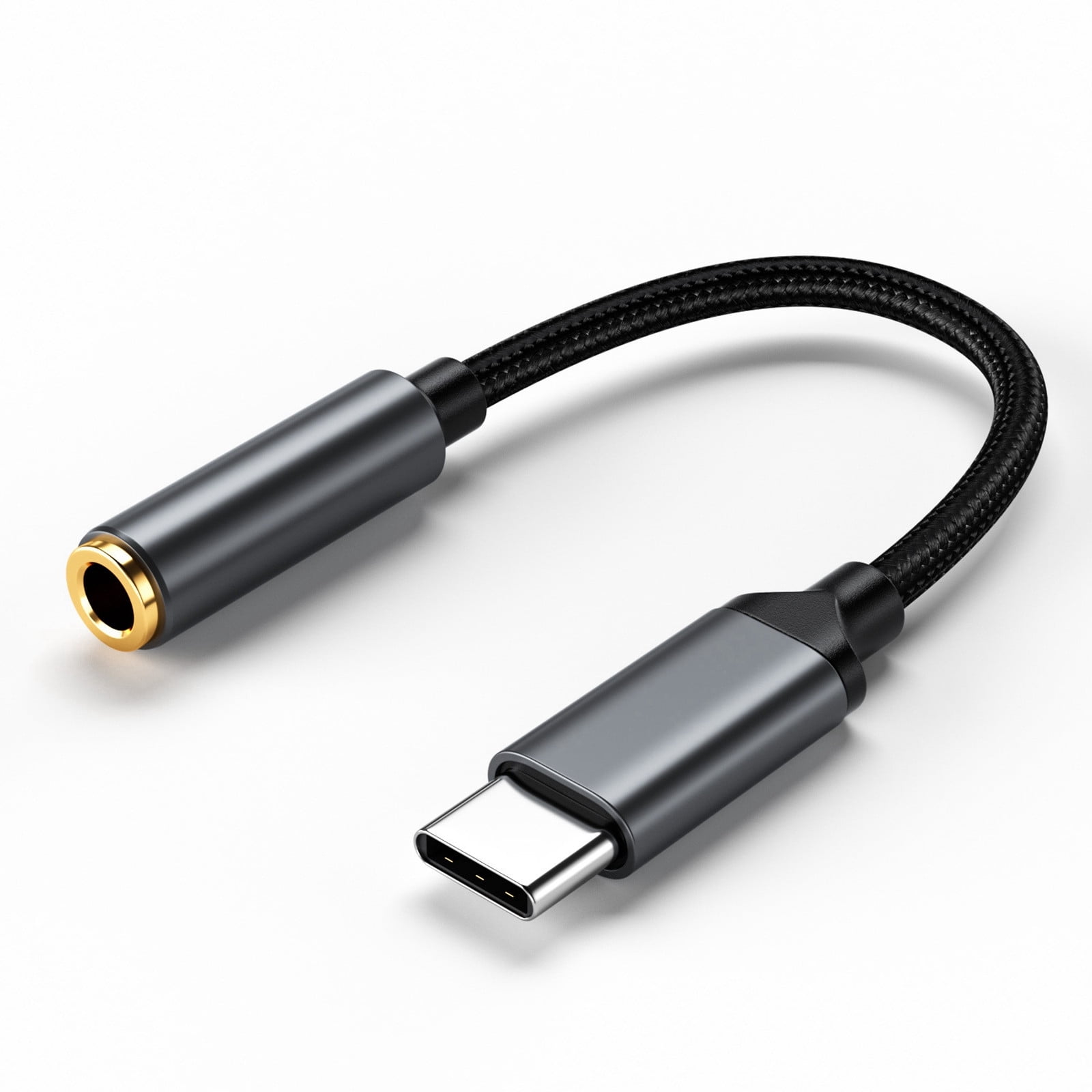 3.5mm 5 Inch Aux to USB C Audio Headphone Jack Adapter - Type C/USBC to ...