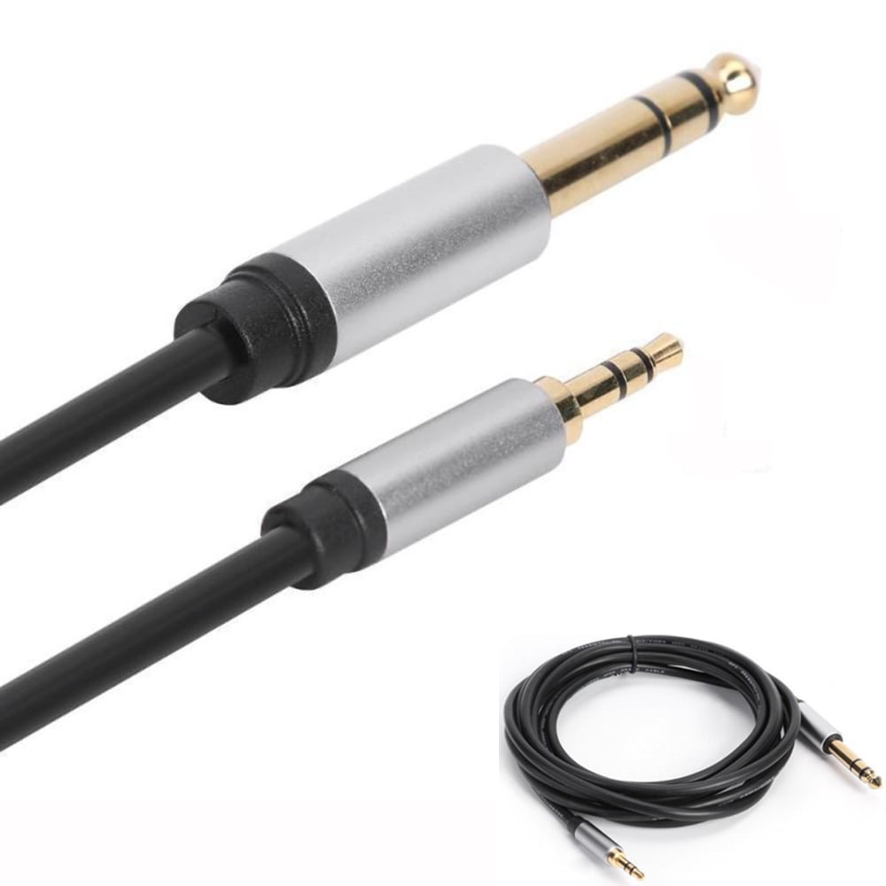 3.5mm to 6.35mm Stereo Audio Cable 10 ft, 1/4 to 1/8 Audio Cable,3.5mm Male to 6.35mm Male TRS ...