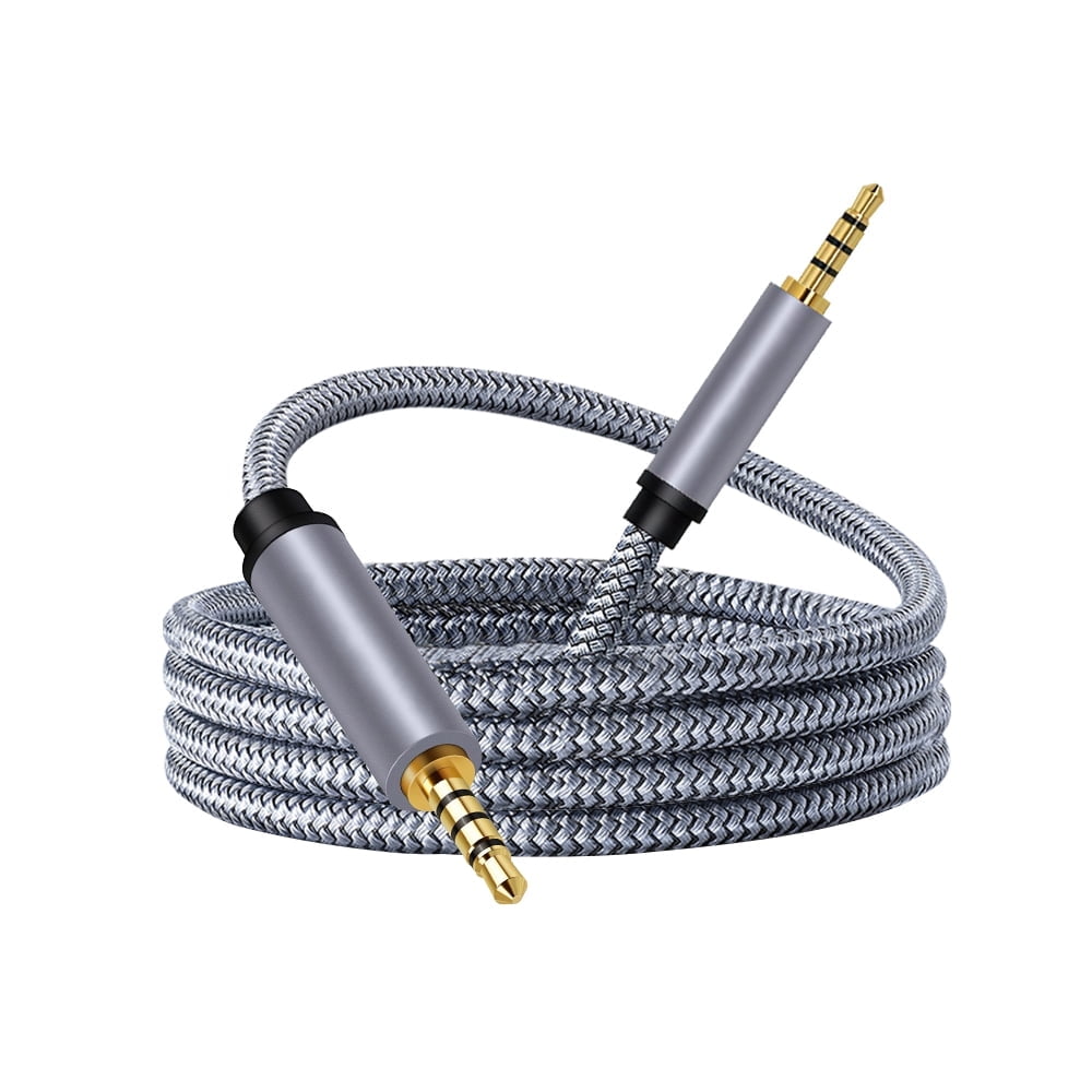 3.5mm AUX Audio Cable For Speaker Phone MP3 Car Headset Laptop Nylon ...
