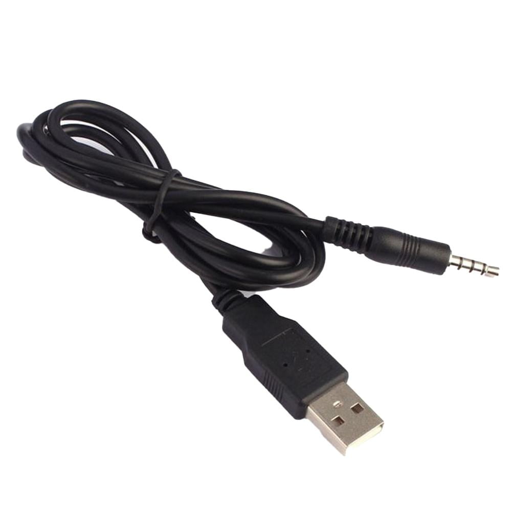 3.5mm AUX Audio To USB 2.0 Male Charge Cable Adapter Cord For Car MP3 ...
