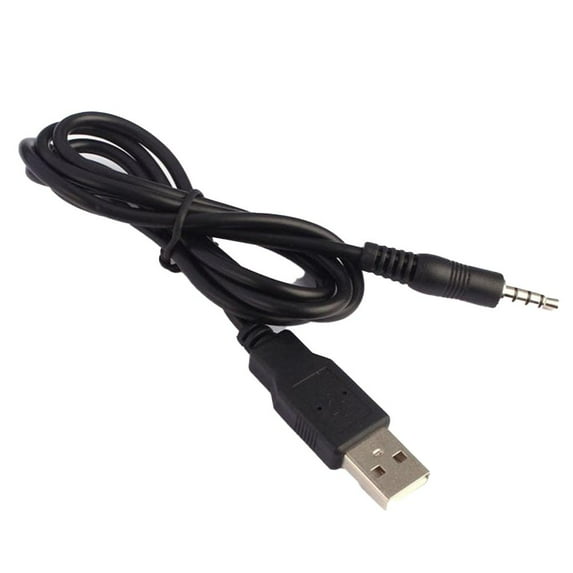 3.5mm AUX Audio To USB 2.0 Male Charge Cable Adapter for Mobile Phones ...
