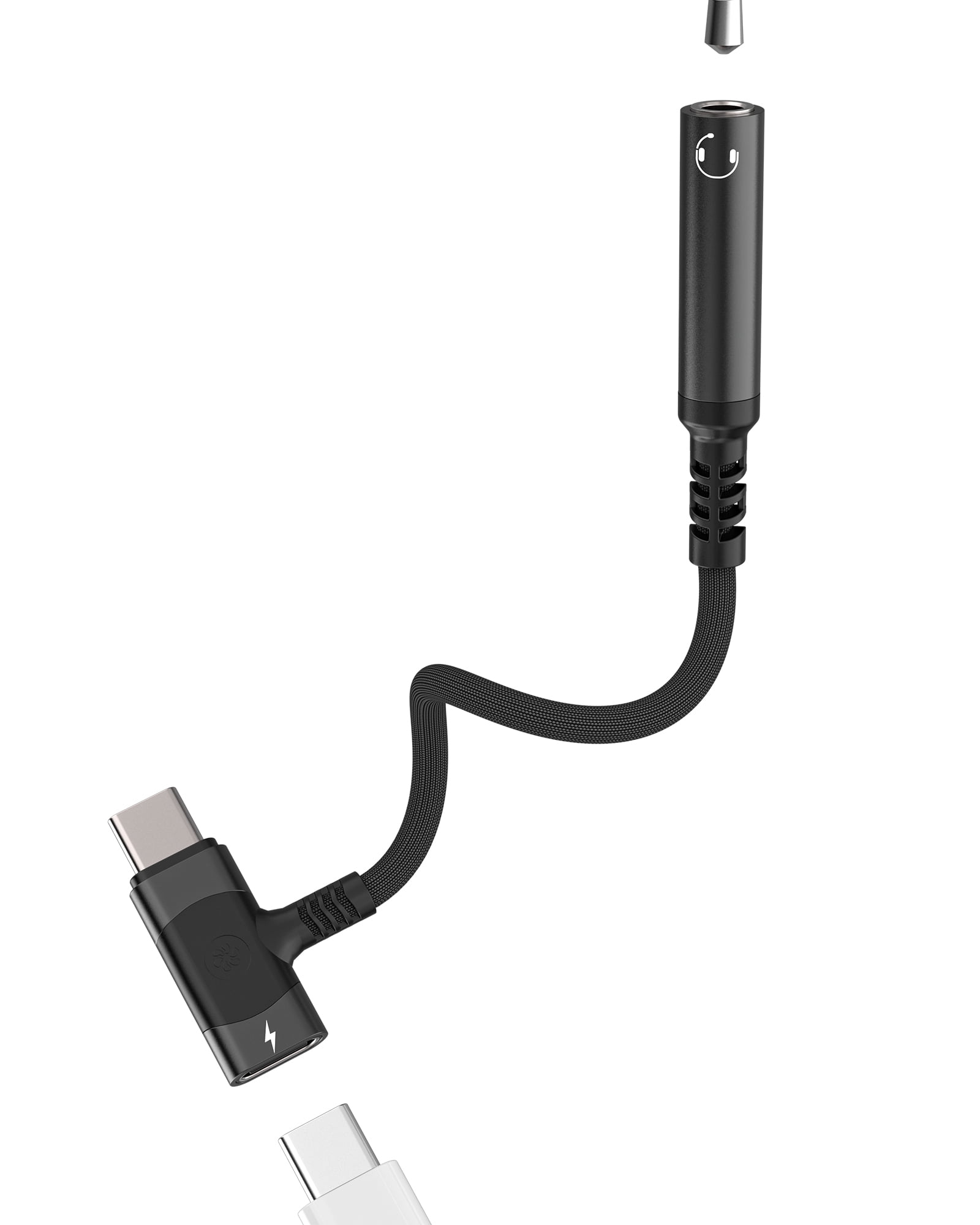 USB C to aux 3.5mm Headphone Jack Adapter(2 in 1)Type C DAC Audio ...