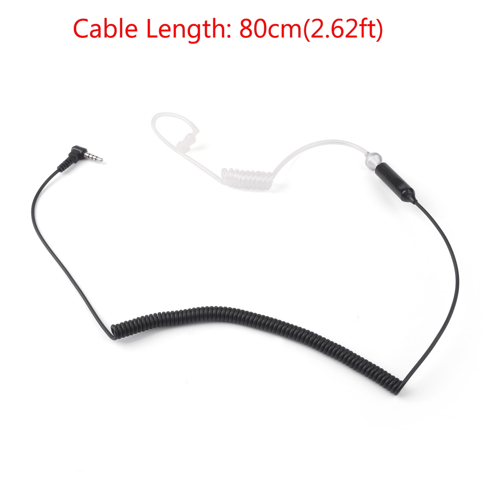 3.5mm Air Tube Anti-radiation Earphone with Mic for Bodyguard Headset ...