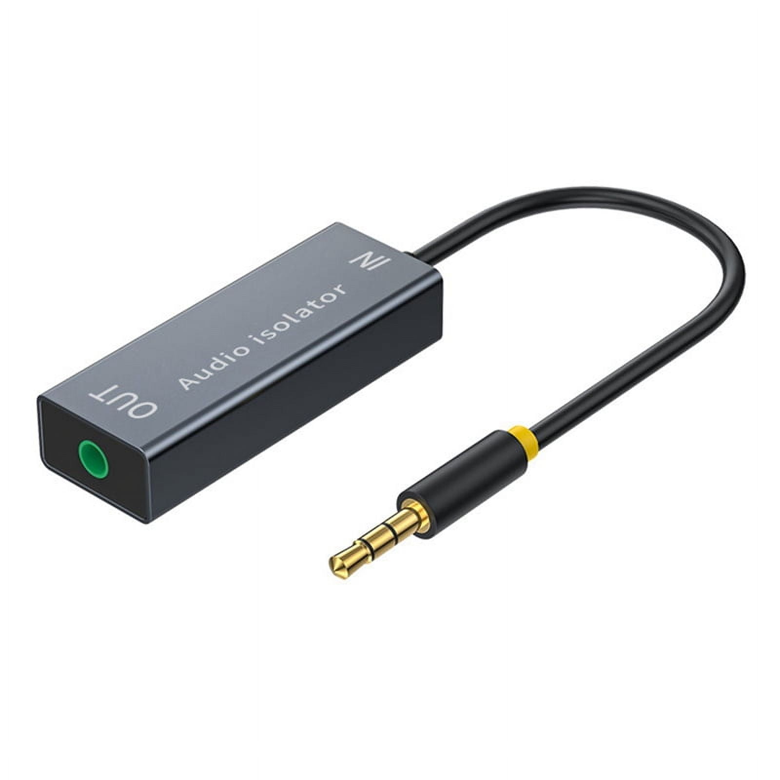 3.5mm Audio Isolator Speaker Line for Car Stereo System Noise Reducer ...