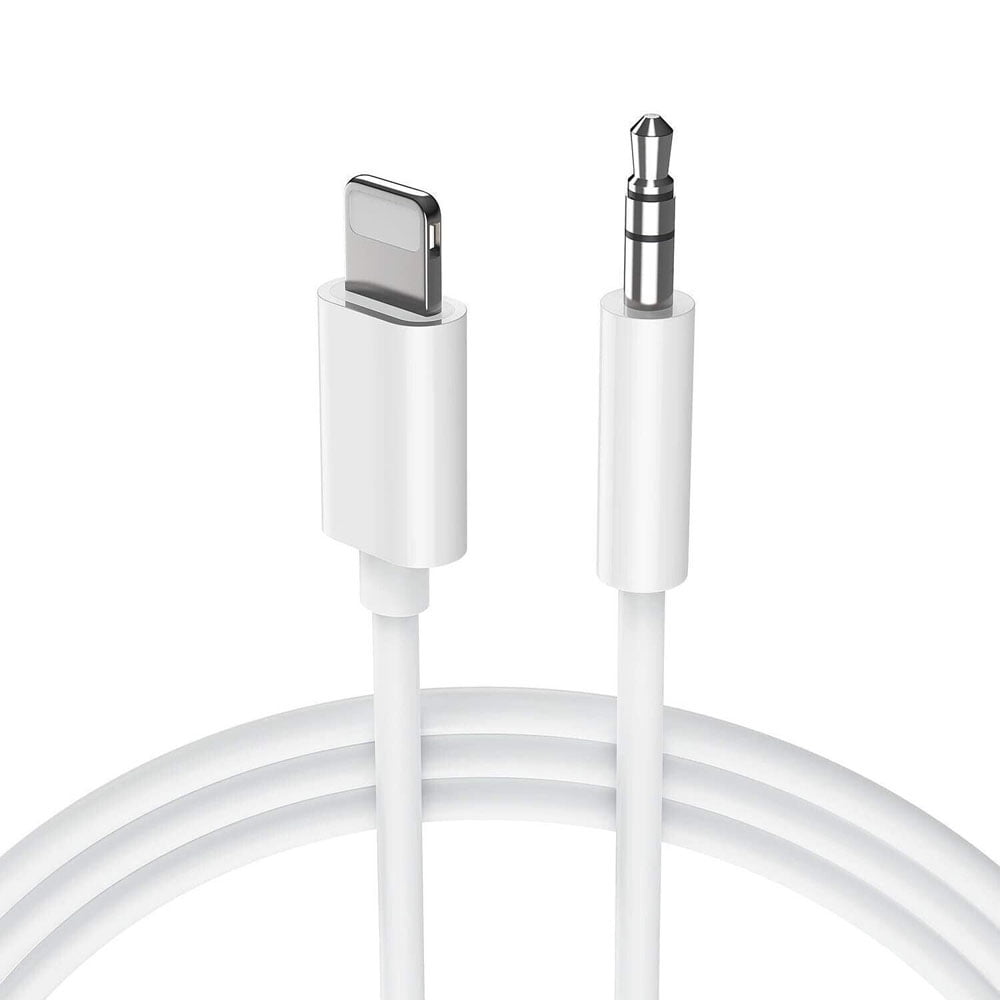 Apple iPhone 13, 12, 11, XS Pro Max 3.5mm Aux Audio Adapter Cable Cord ...