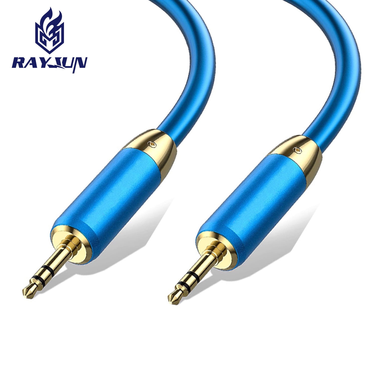 3.5mm Auxiliary Audio Cable (1-10M), Tinned Copper, Gold Plated, for ...