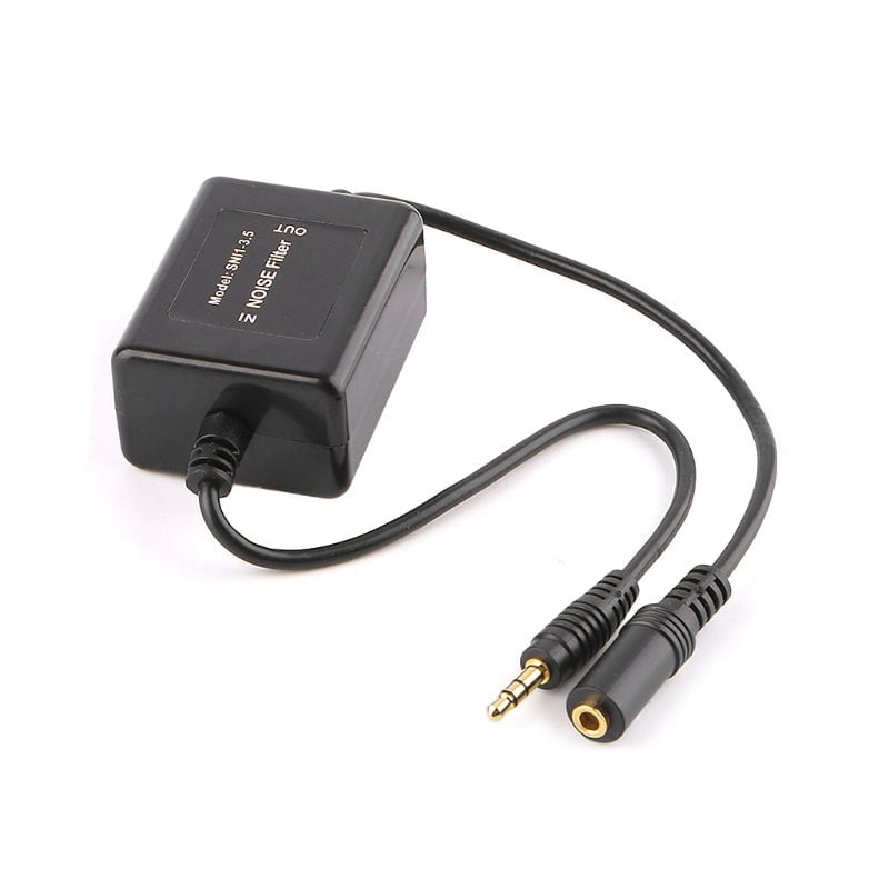 3.5mm Car Aux Audio Noise Filter Ground Loop Isolator Eliminate Electrical Noise - Walmart.com
