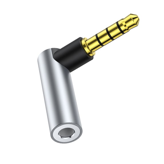3.5mm Converter Male Female Connectors Adapter 4-Section Stereo Coupler ...